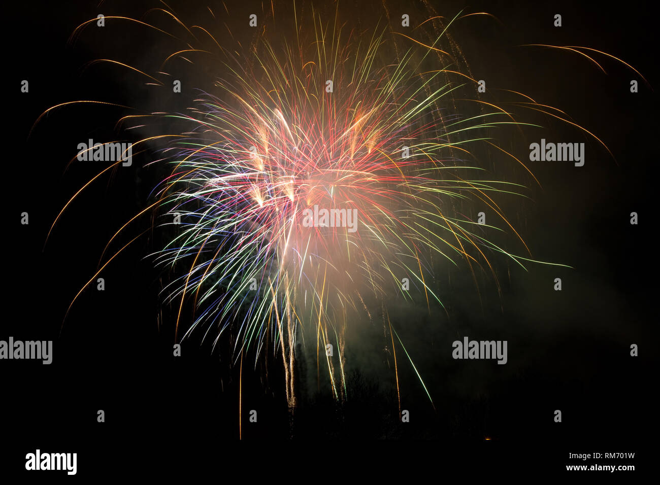 Beautiful fireworks wedding hi-res stock photography and images - Alamy