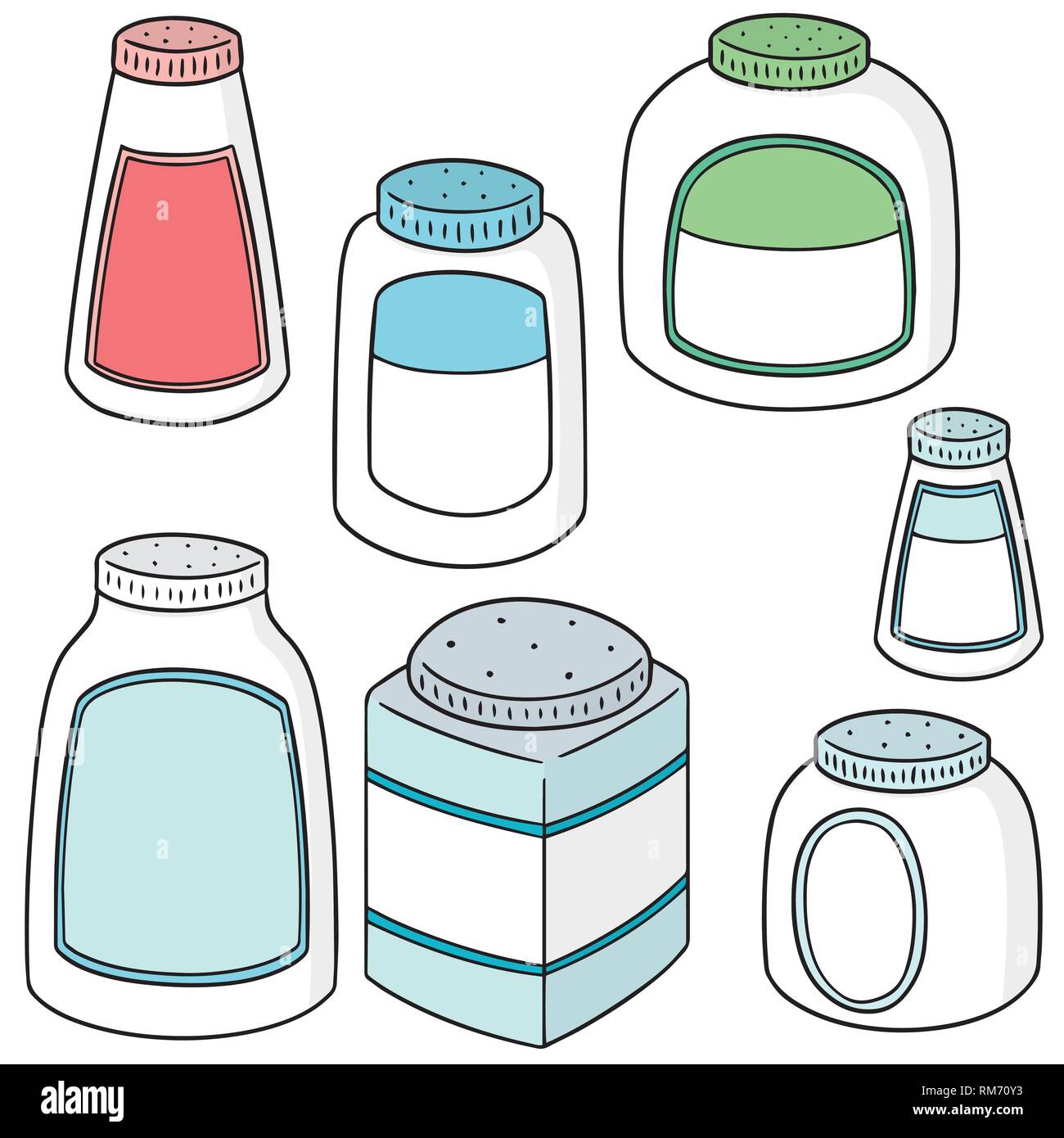 vector set of body powder Stock Vector Image & Art - Alamy