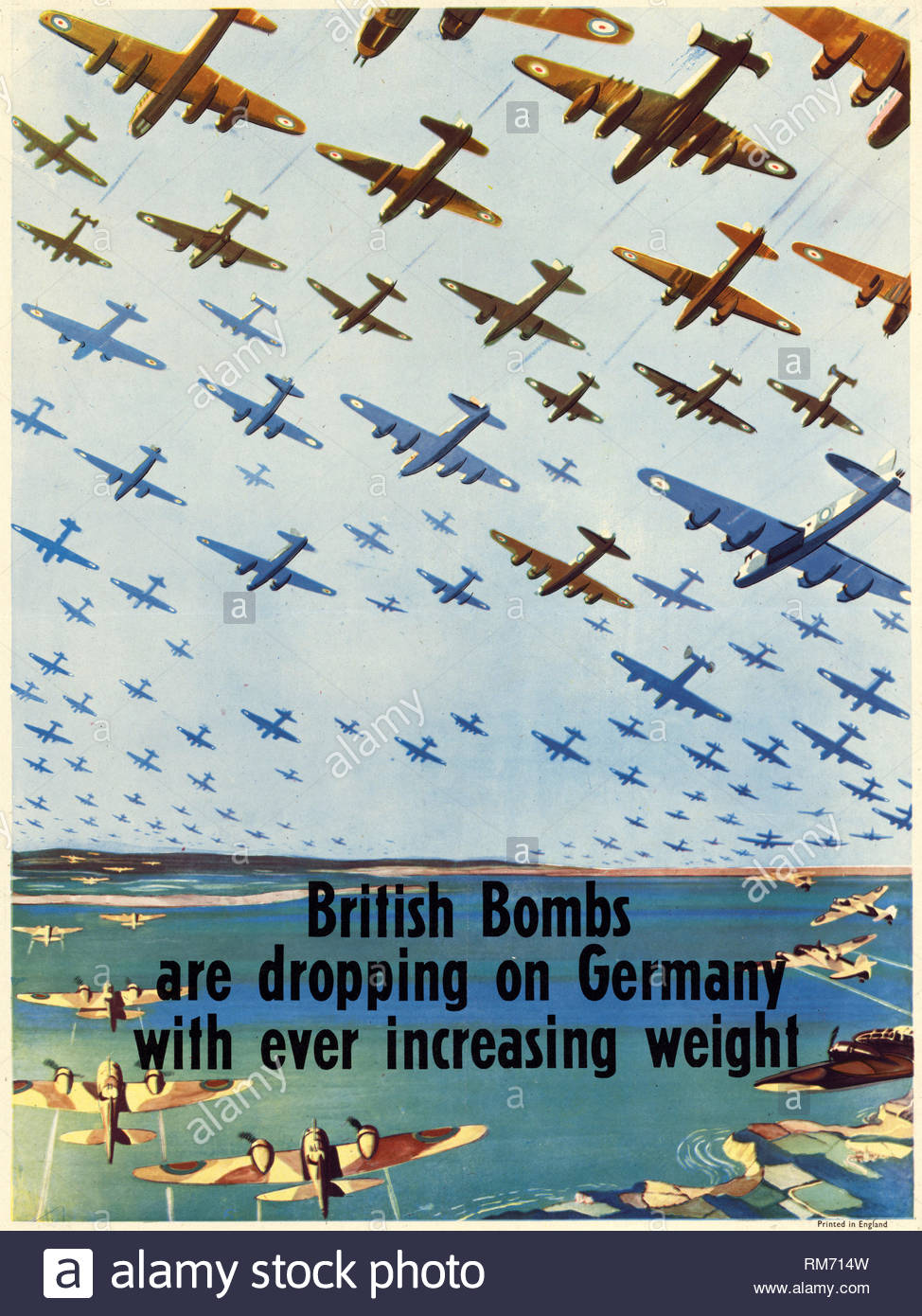 British World War 2 Public Information Propaganda poster Stock Photo ...