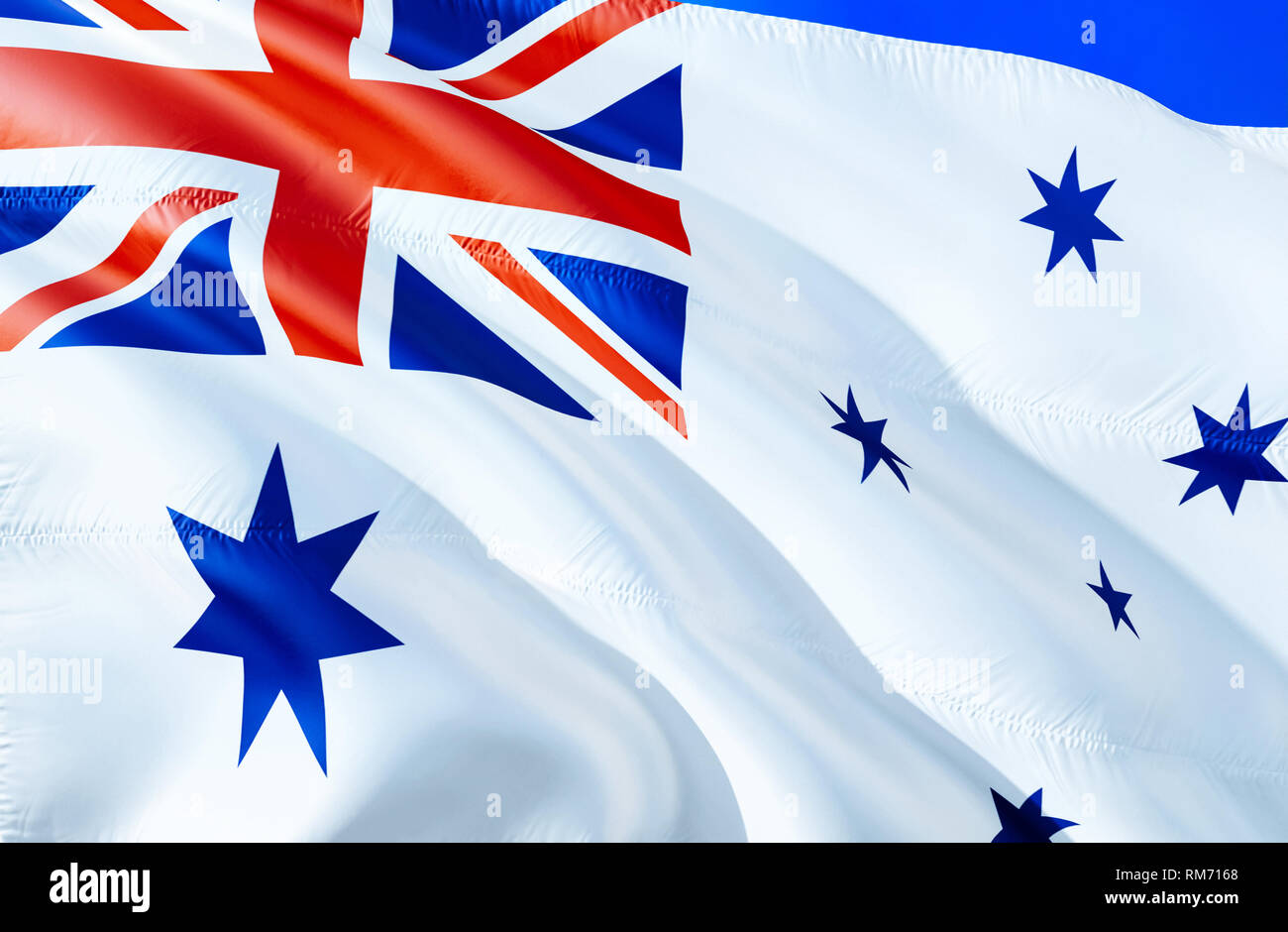 Australia naval ensign flag. 3D Waving flag design. The national symbol ...