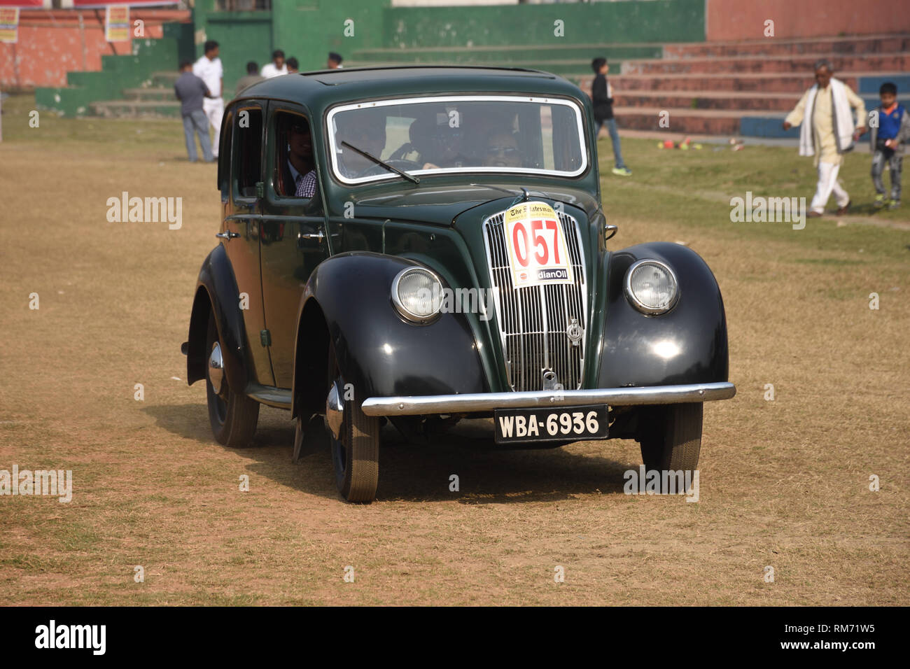 1939 Morris Eight car with 8 hp 4 cylinder engine, WBA 6936 India Stock ...