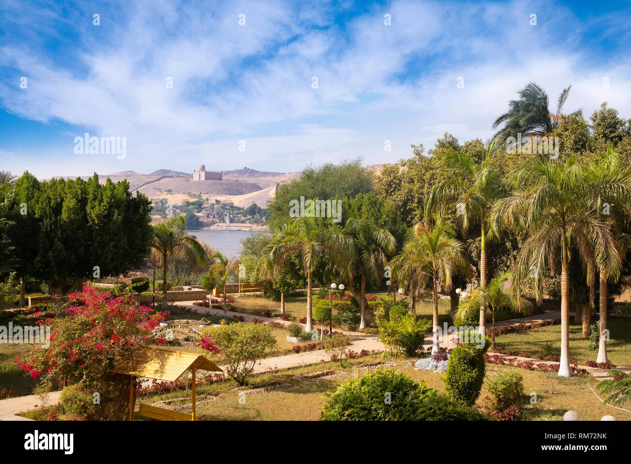 Egypt, aswan botanical garden hi-res stock photography and images - Alamy