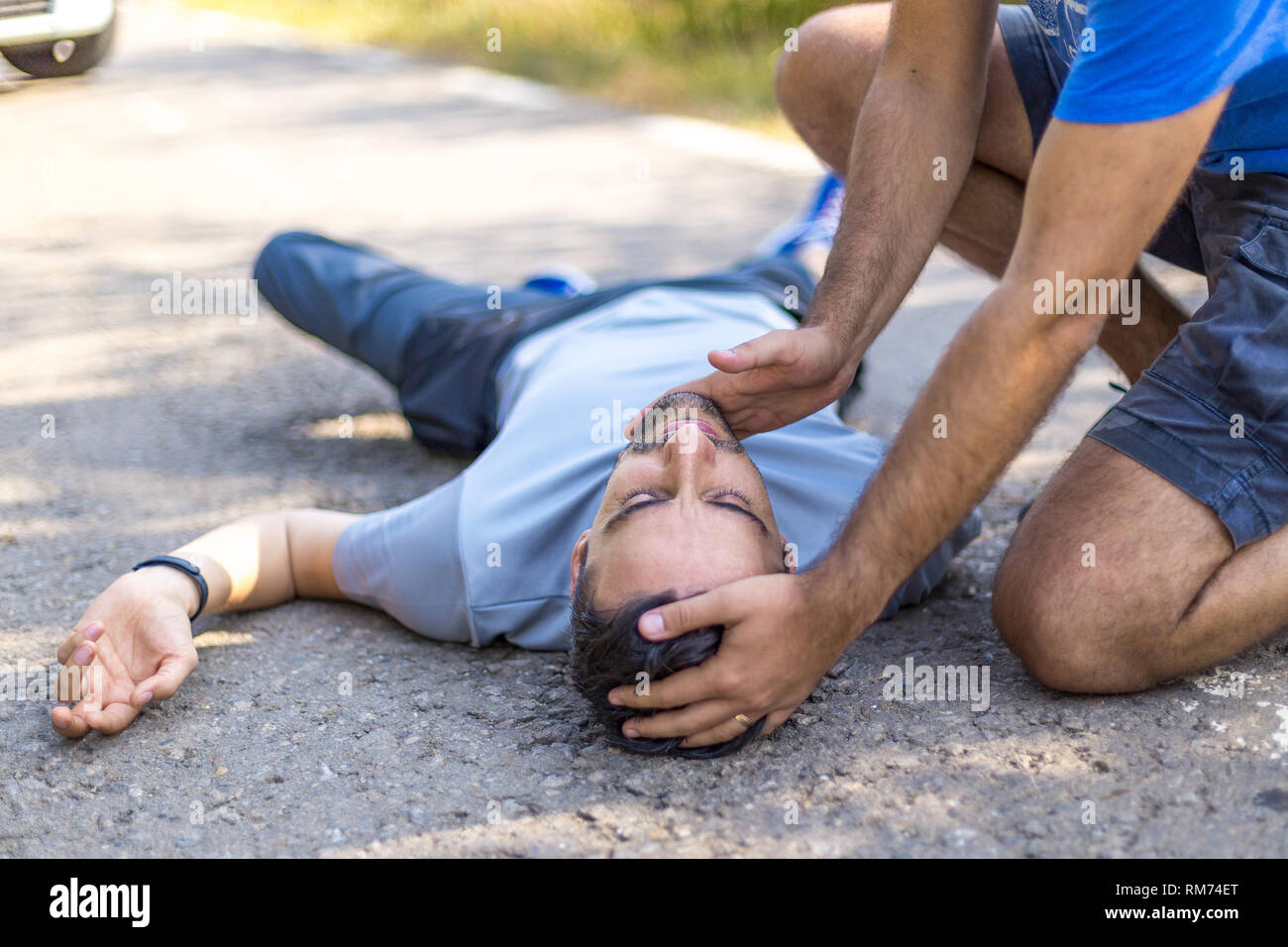 Cpr accident hi-res stock photography and images - Alamy