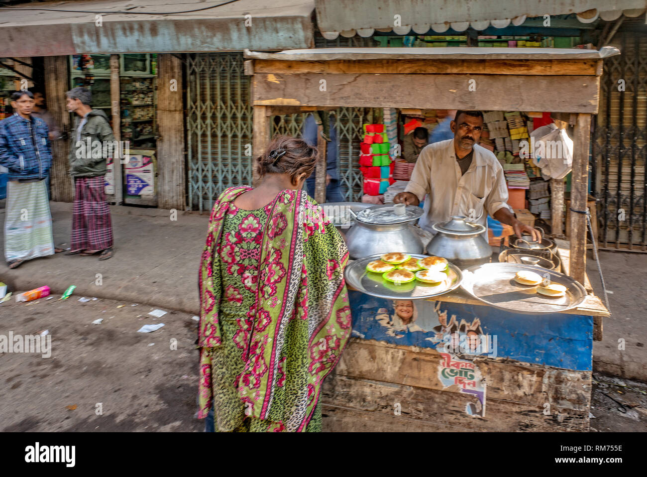 Healthy food being prepared and sold on the street Stock Photo - Alamy