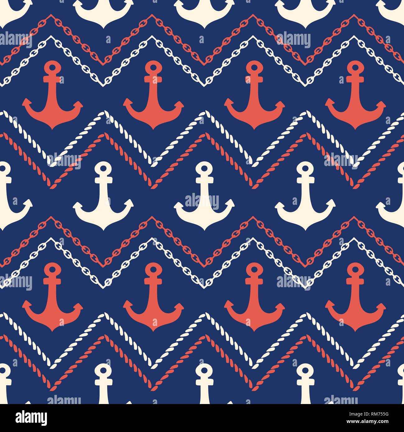 Anchor Wallpaper Red And Blue
