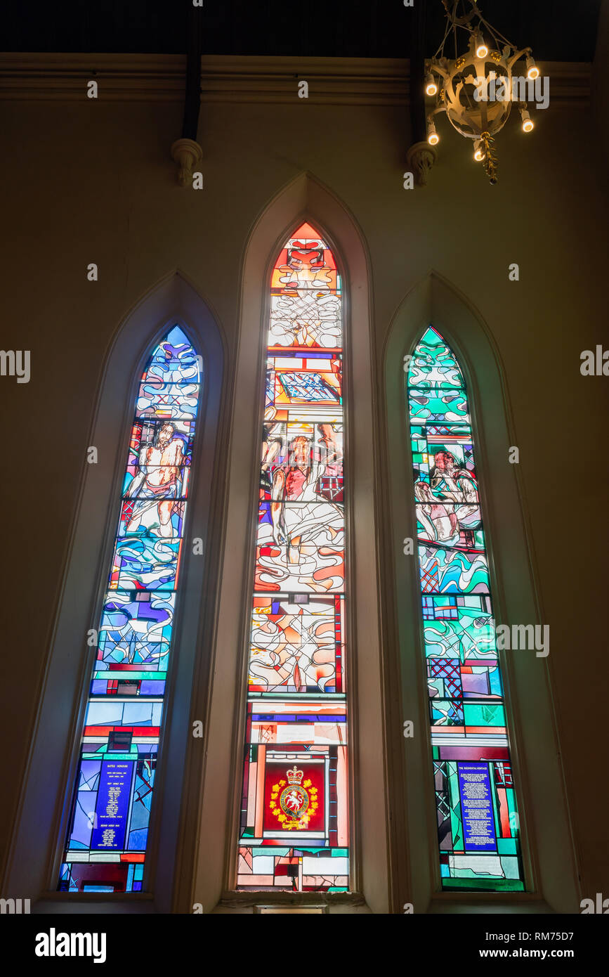 Interior view of the famous Cathedral Church of St. James at Toronto ...