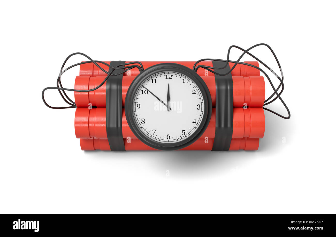 Tnt dynamite red bomb timer hi-res stock photography and images - Alamy