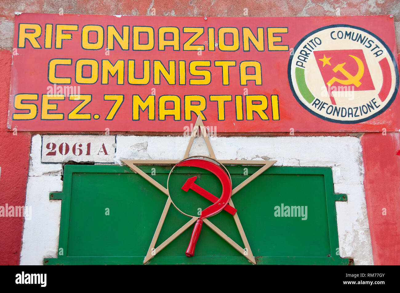 Communist party of italy hi-res stock photography and images - Alamy
