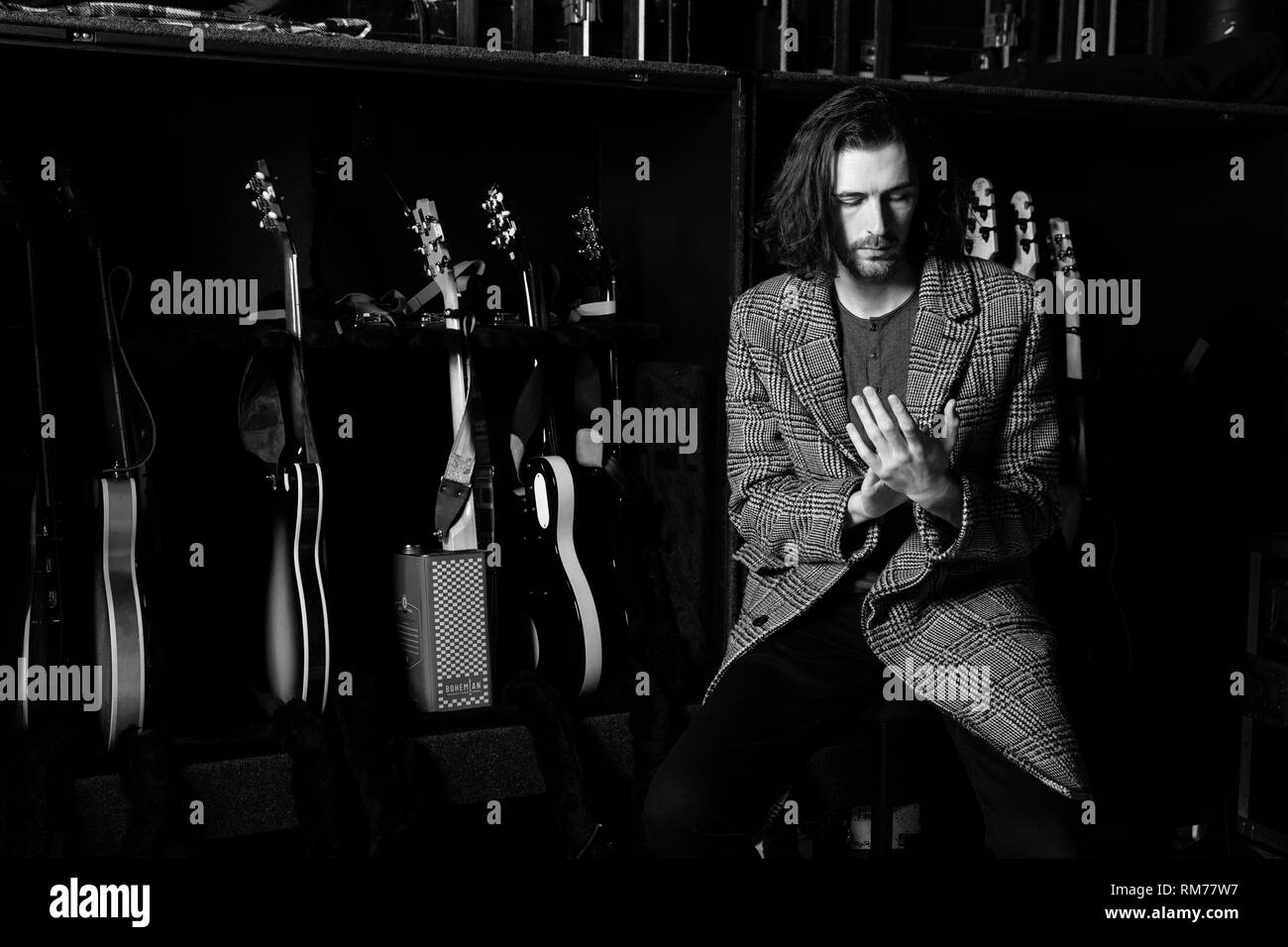 Irish Singer Songwriter Black and White Stock Photos & Images - Alamy