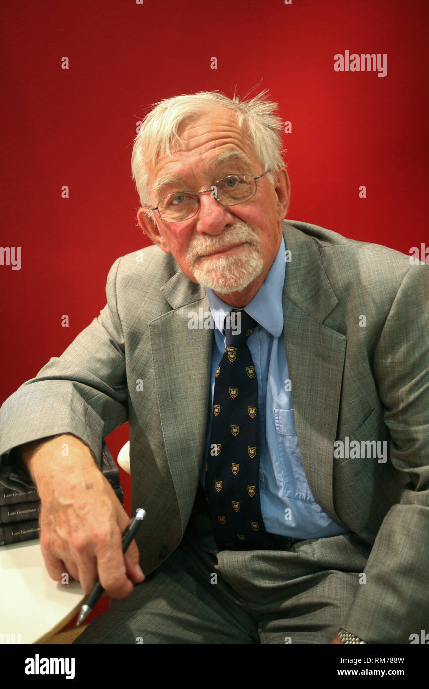 Lars Gustafsson Swedish poet Stock Photo - Alamy