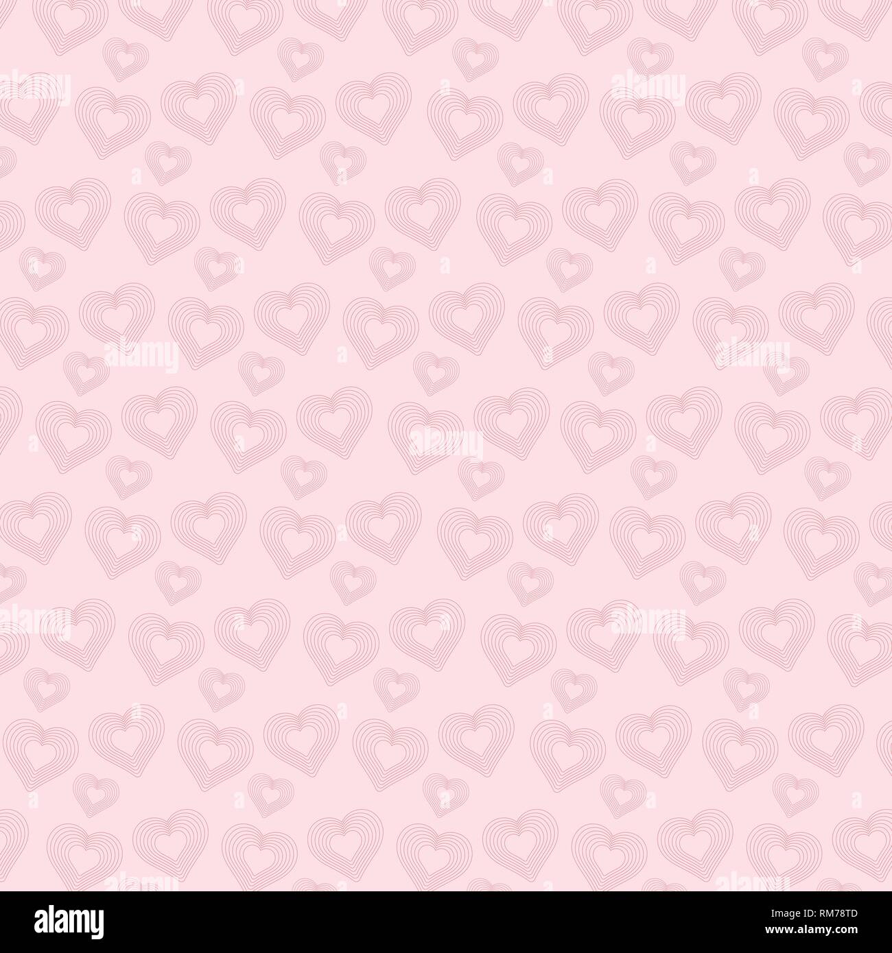 Hearts pattern, symbols background. Valentine's day and Mother's day ...