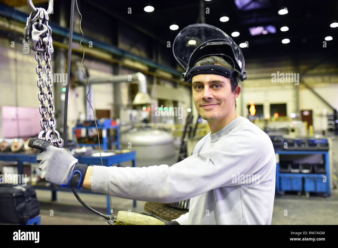 Industrial worker portrait hi-res stock photography and images - Alamy