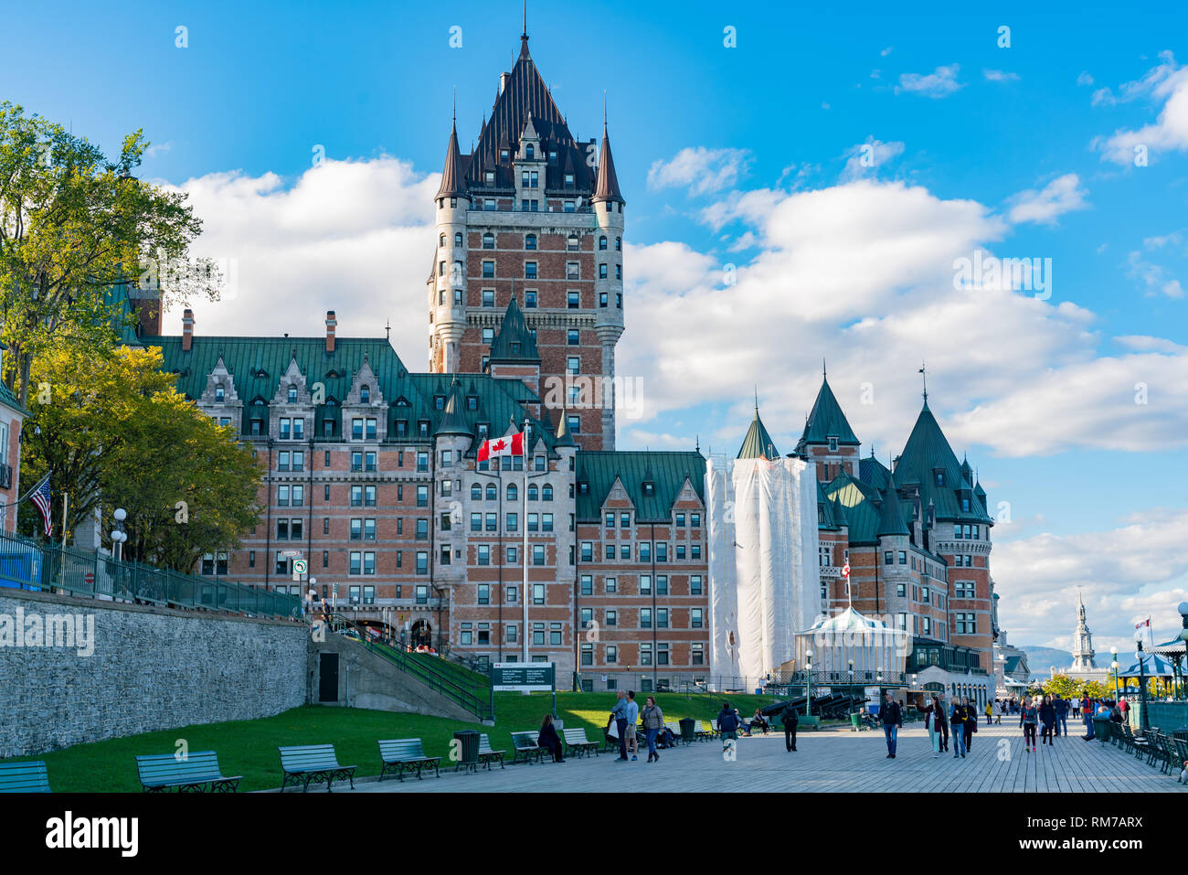 Chateau Frontenac Quebec Historic High Resolution Stock Photography and ...