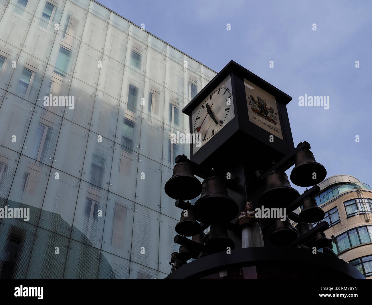 Clock swiss centre leicester square hi-res stock photography and images ...