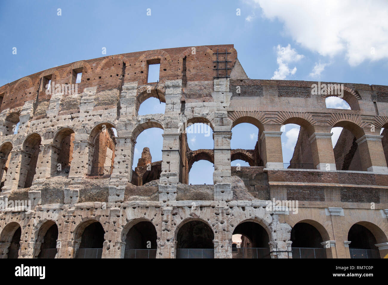 Outside view of Colosseum in Rome, Italy Stock Photo - Alamy
