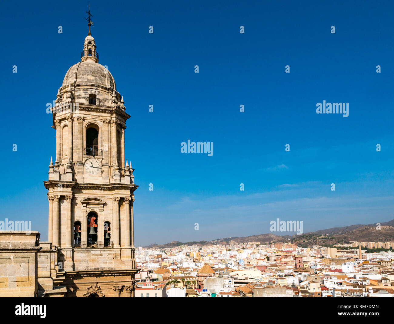 Rooftops and church clock tower hi-res stock photography and images - Alamy