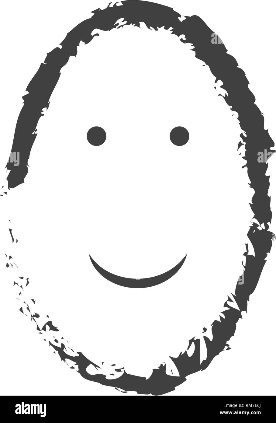 Shaped face Stock Vector Images - Alamy