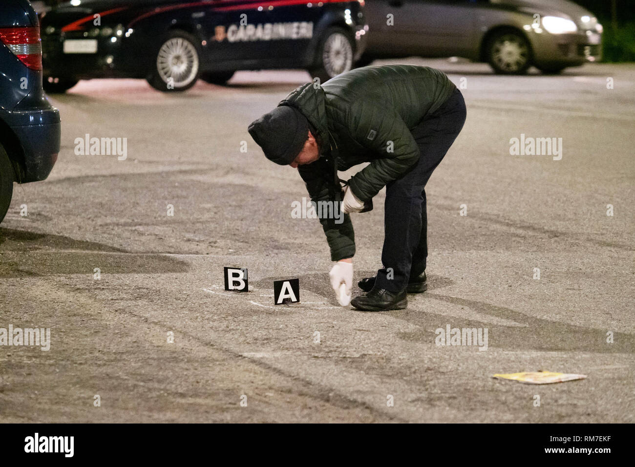 Carabinieri crime scene hi-res stock photography and images - Alamy
