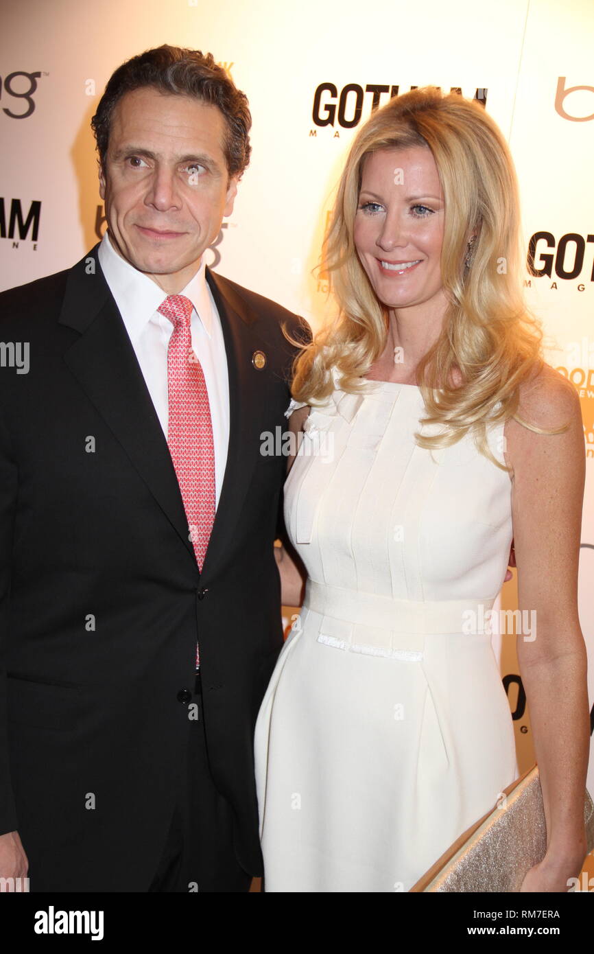 Andrew Cuomo and Sandra Lee 2012 Photo By John Barrett/PHOTOlink Stock ...