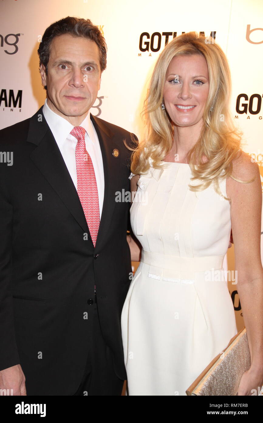 Andrew Cuomo and Sandra Lee 2012 Photo By John Barrett/PHOTOlink Stock ...