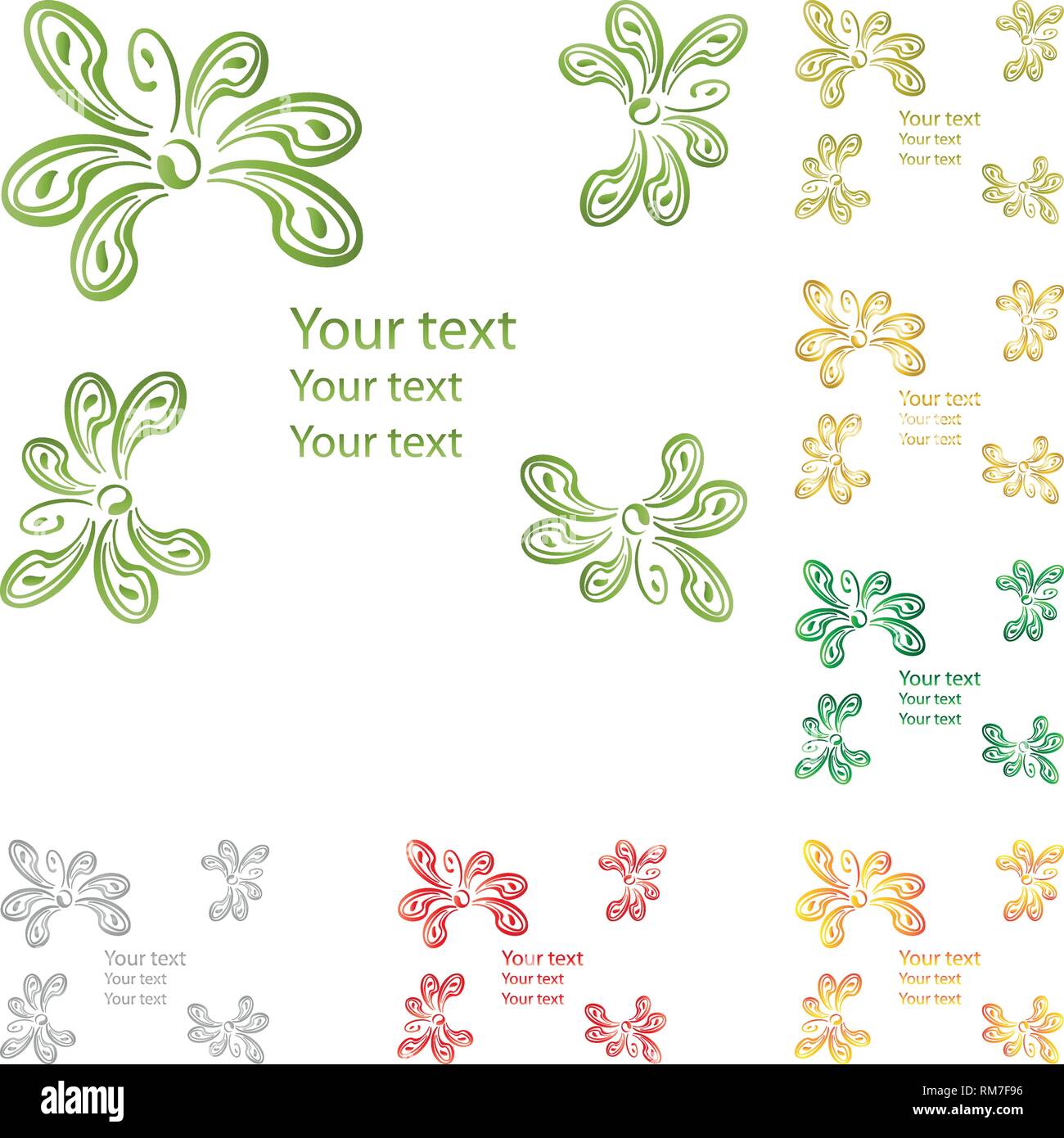 All leaves Stock Vector Images - Alamy