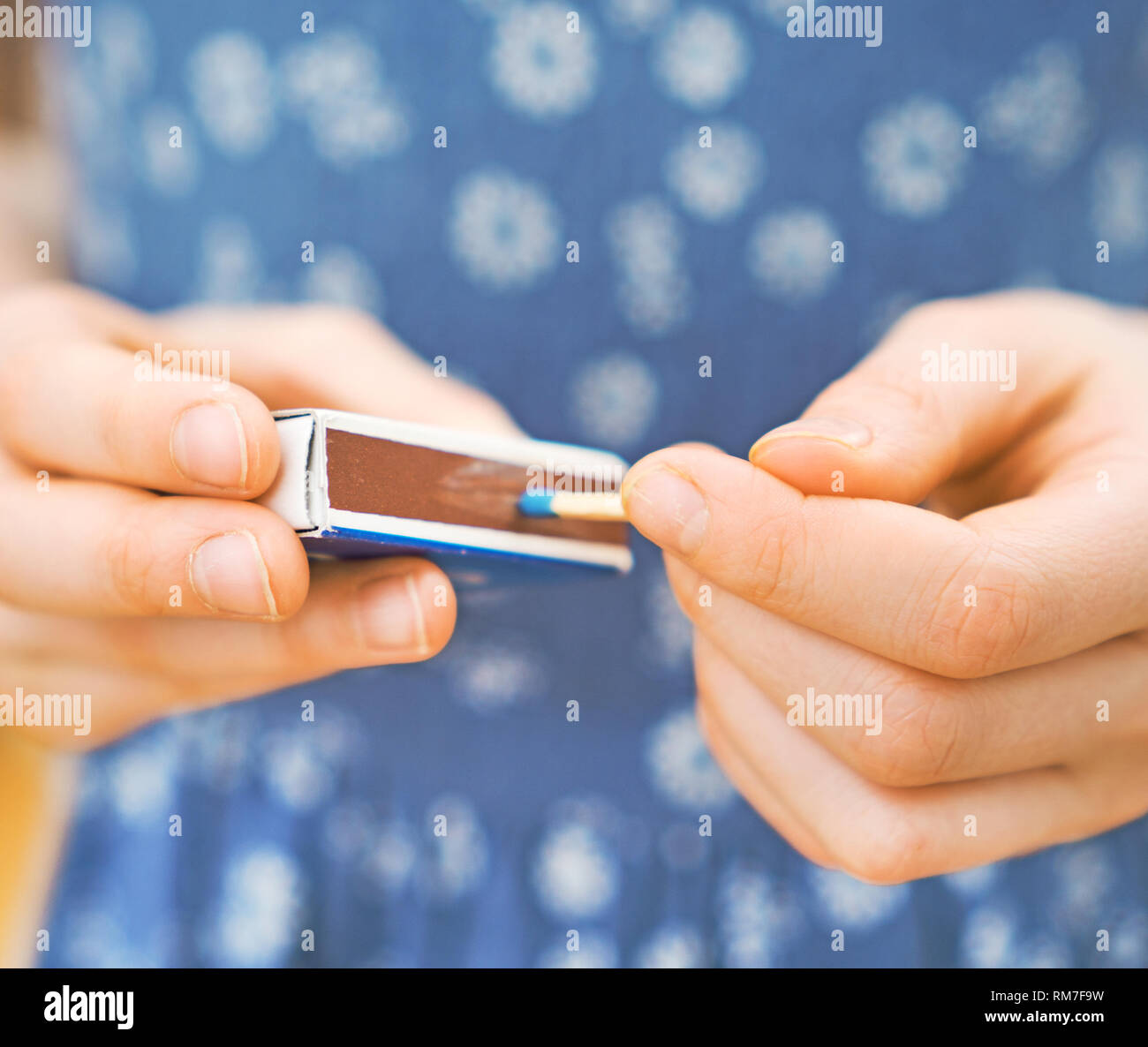 Toddler playing box matches hi-res stock photography and images - Alamy