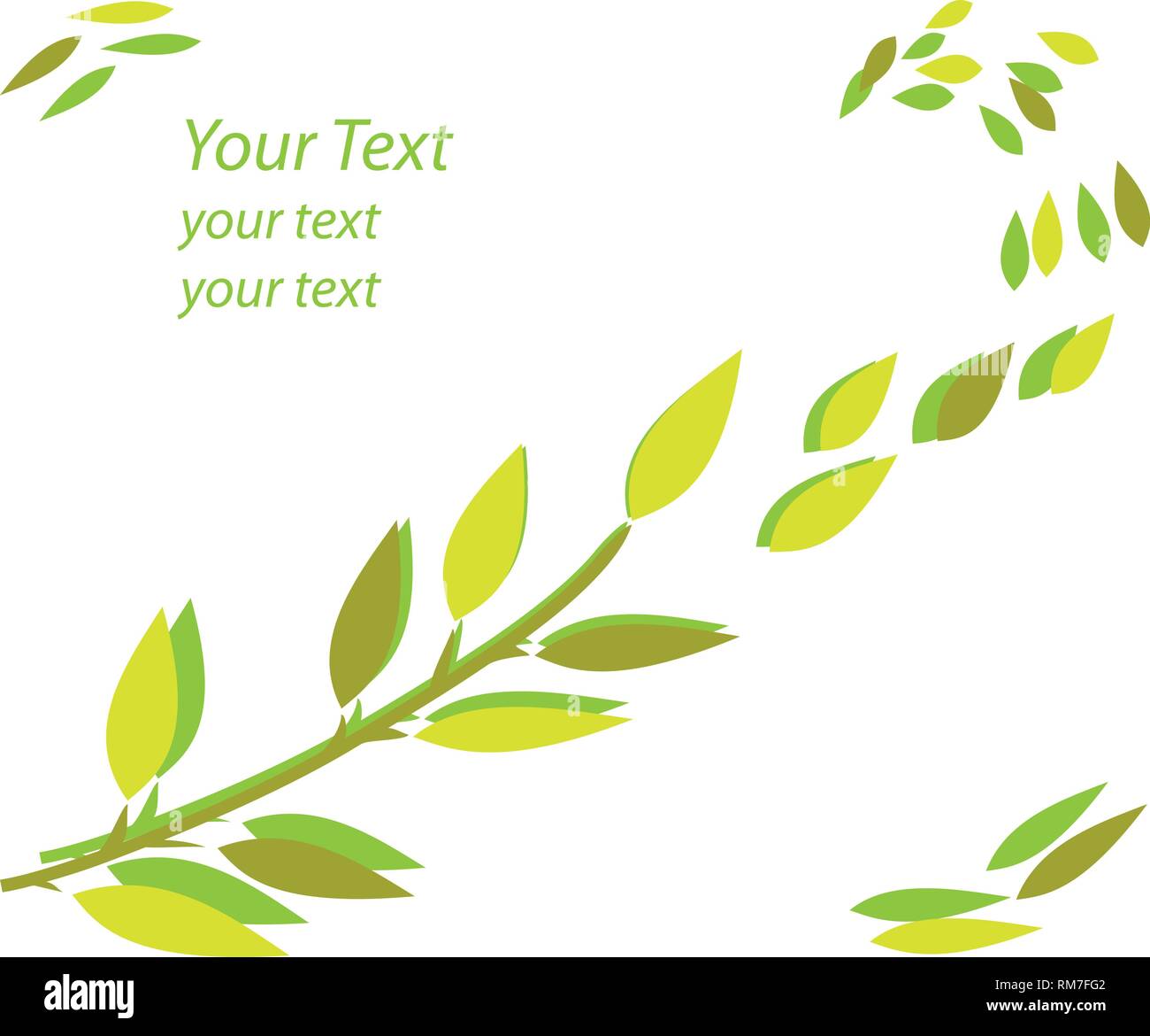Leaves, plant, background Stock Vector Image & Art - Alamy