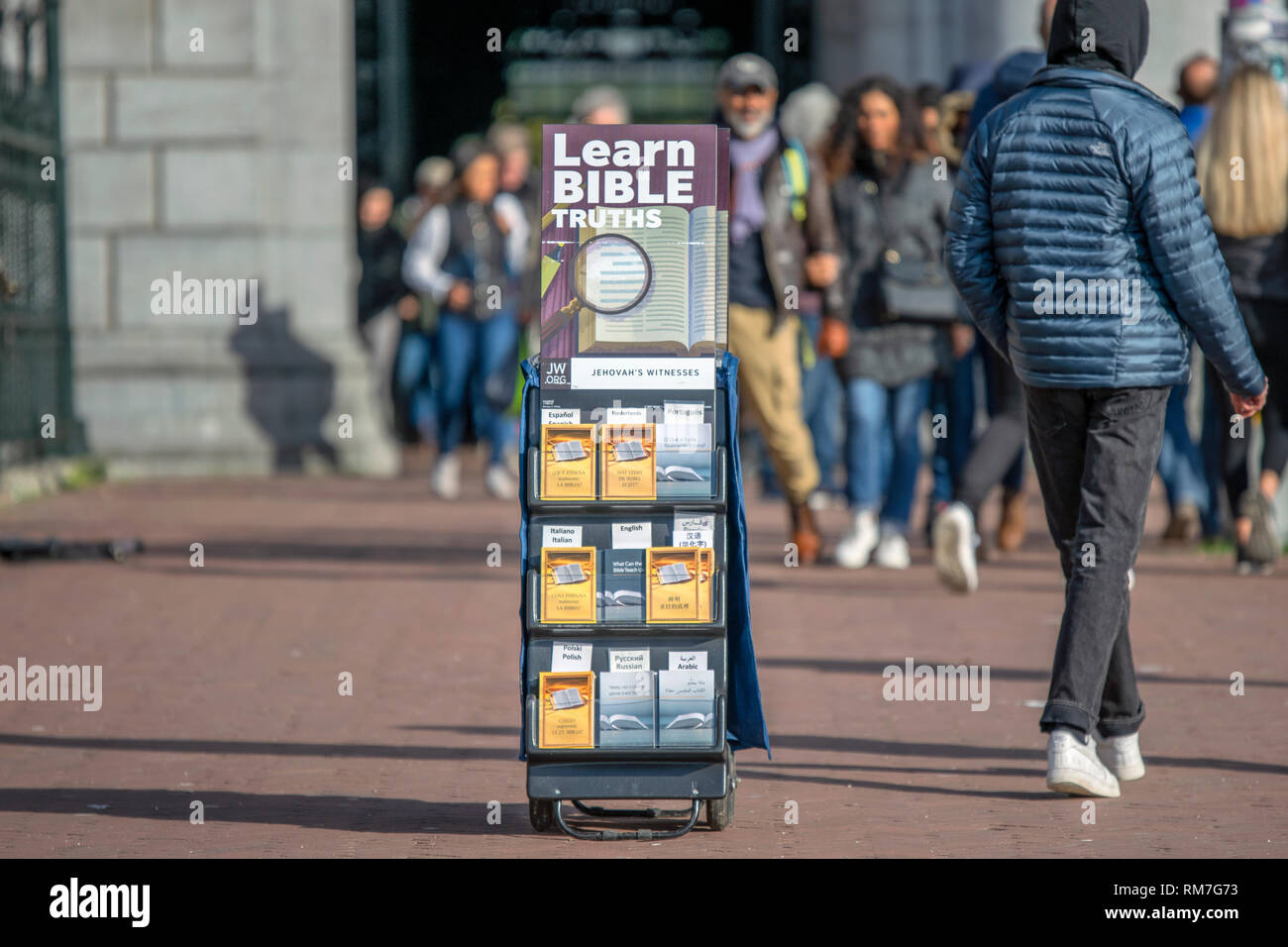 Jehovahs witness pamphlet hi-res stock photography and images - Alamy