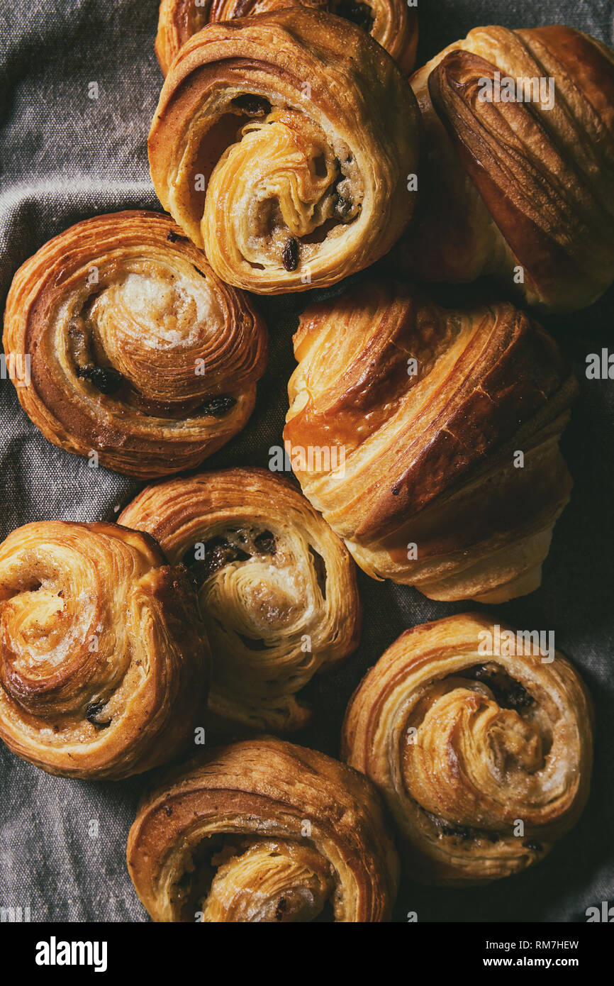 Puff pastry buns Stock Photo - Alamy