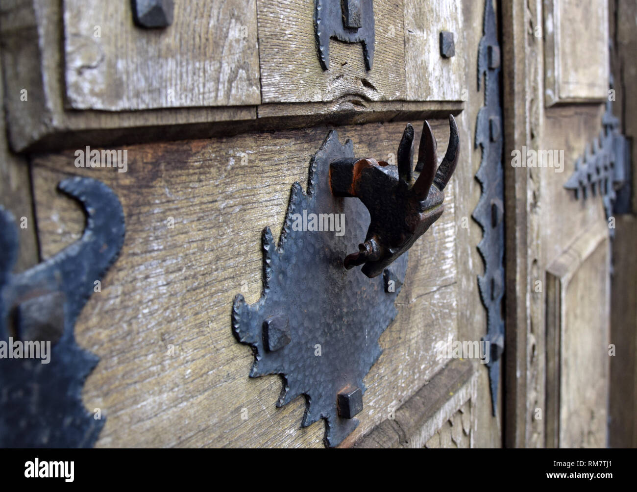 Studded gate hi-res stock photography and images - Alamy