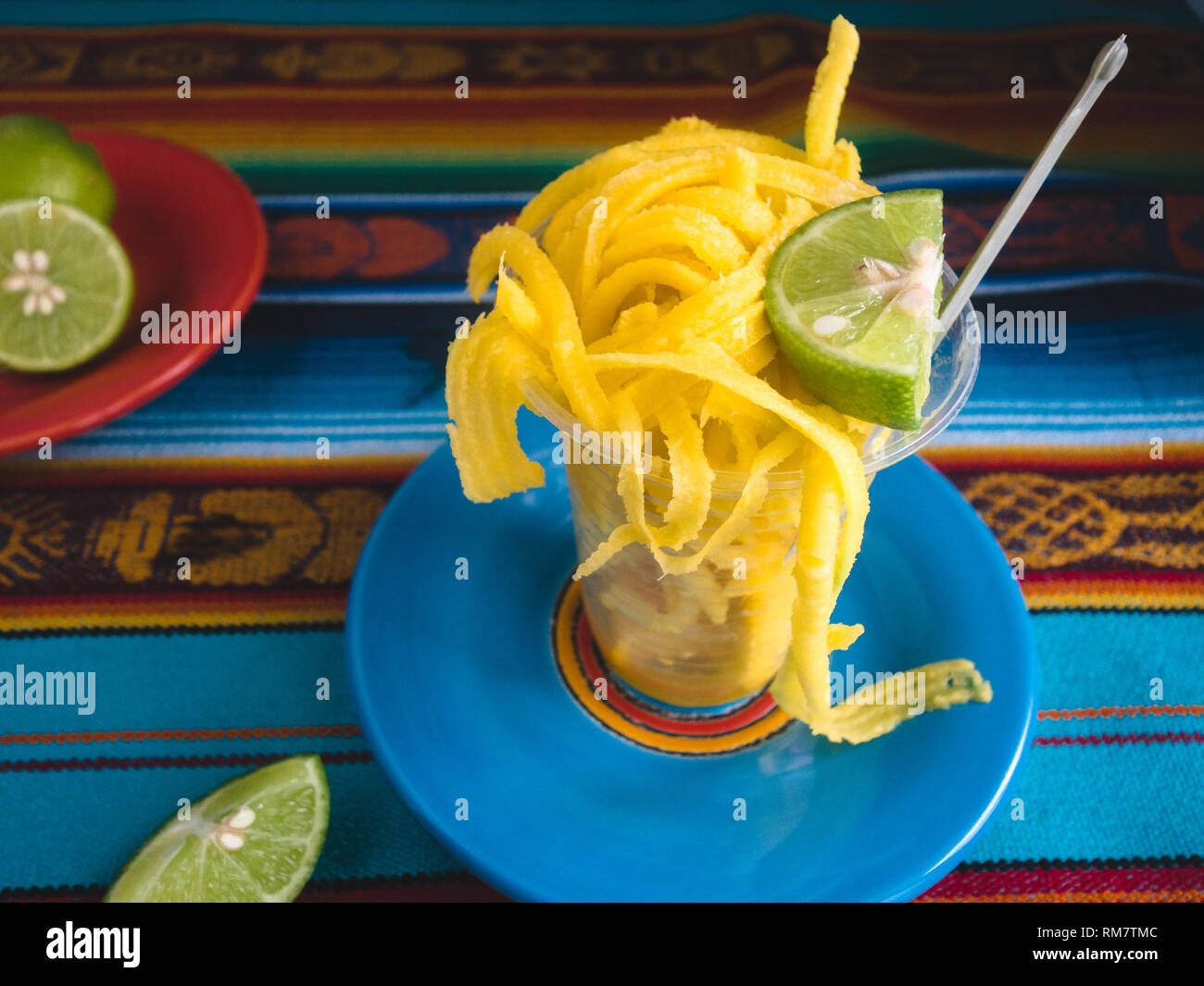 Thai street food mango hi-res stock photography and images - Alamy