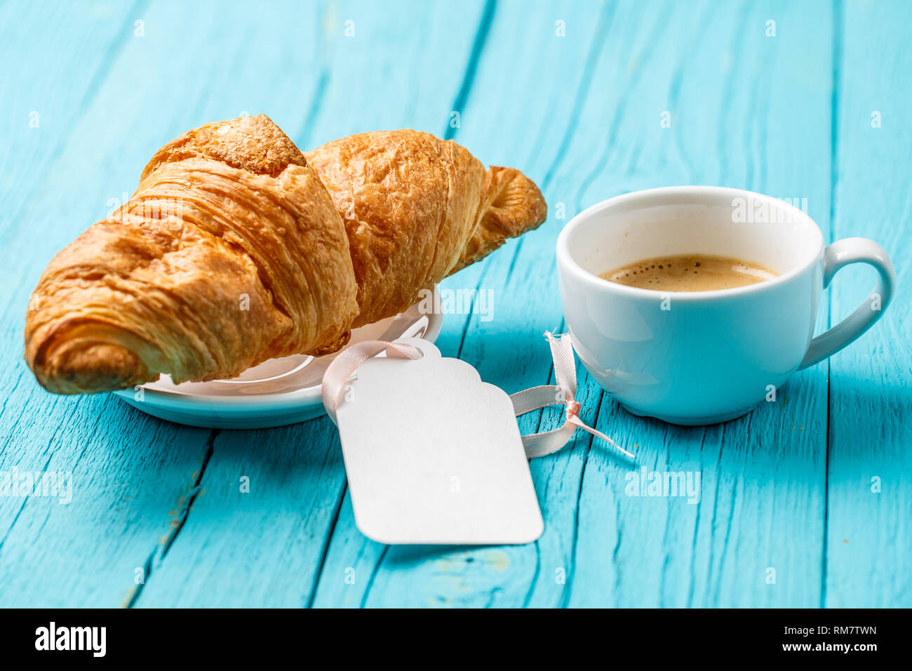 Blue food card bread hi-res stock photography and images - Alamy
