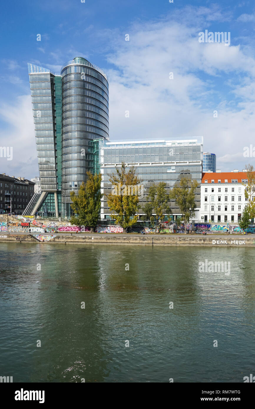 Danube vienna bank hi-res stock photography and images - Alamy