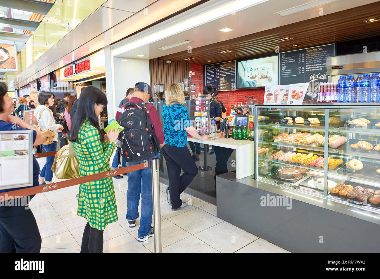 Mcdonalds coffee dessert cafe counter hi-res stock photography and ...