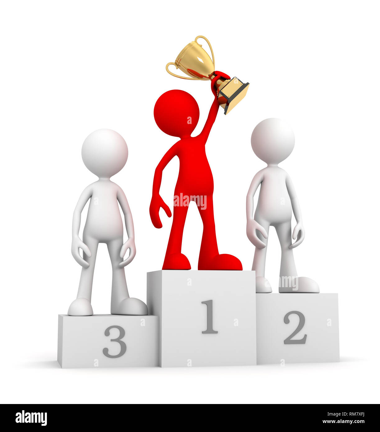 Winner podium 3d Cut Out Stock Images & Pictures - Alamy