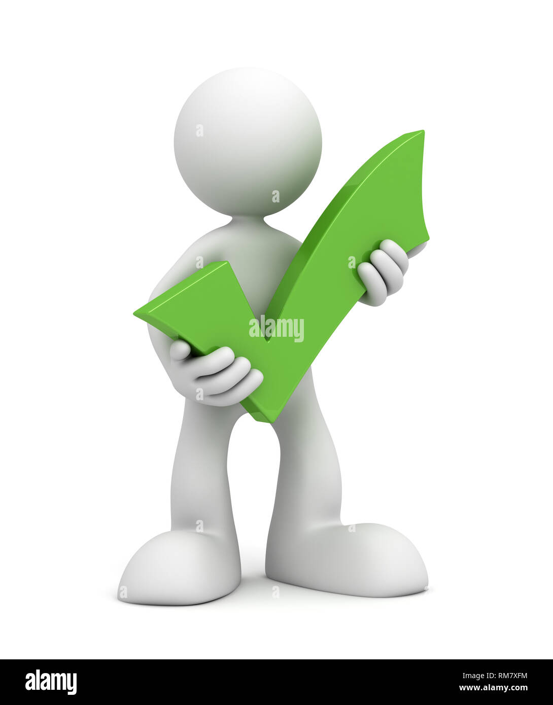 3d people man positive symbol hi-res stock photography and images - Alamy