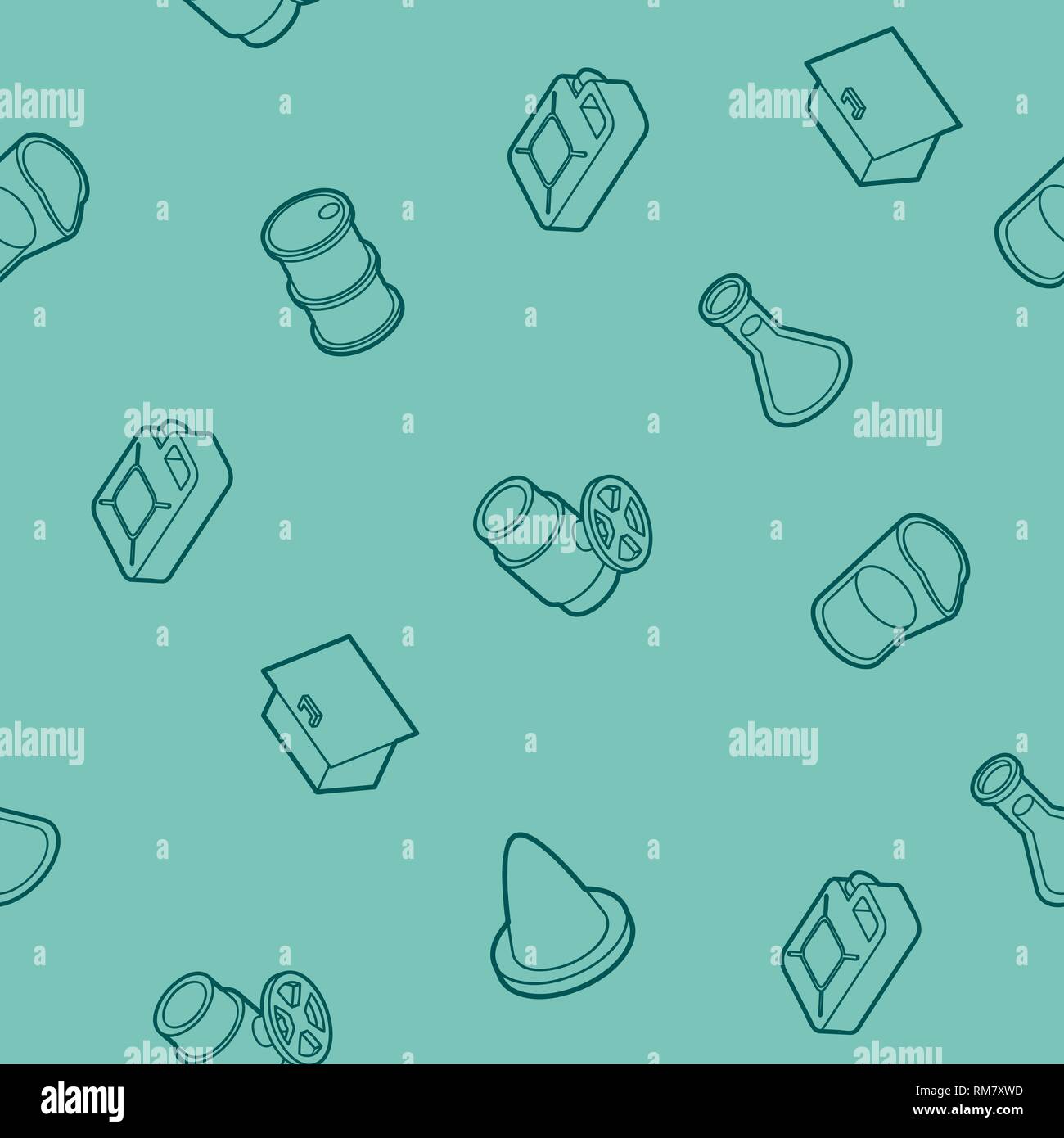 Gas outline isometric pattern. Vector illustration, EPS 10 Stock Vector ...