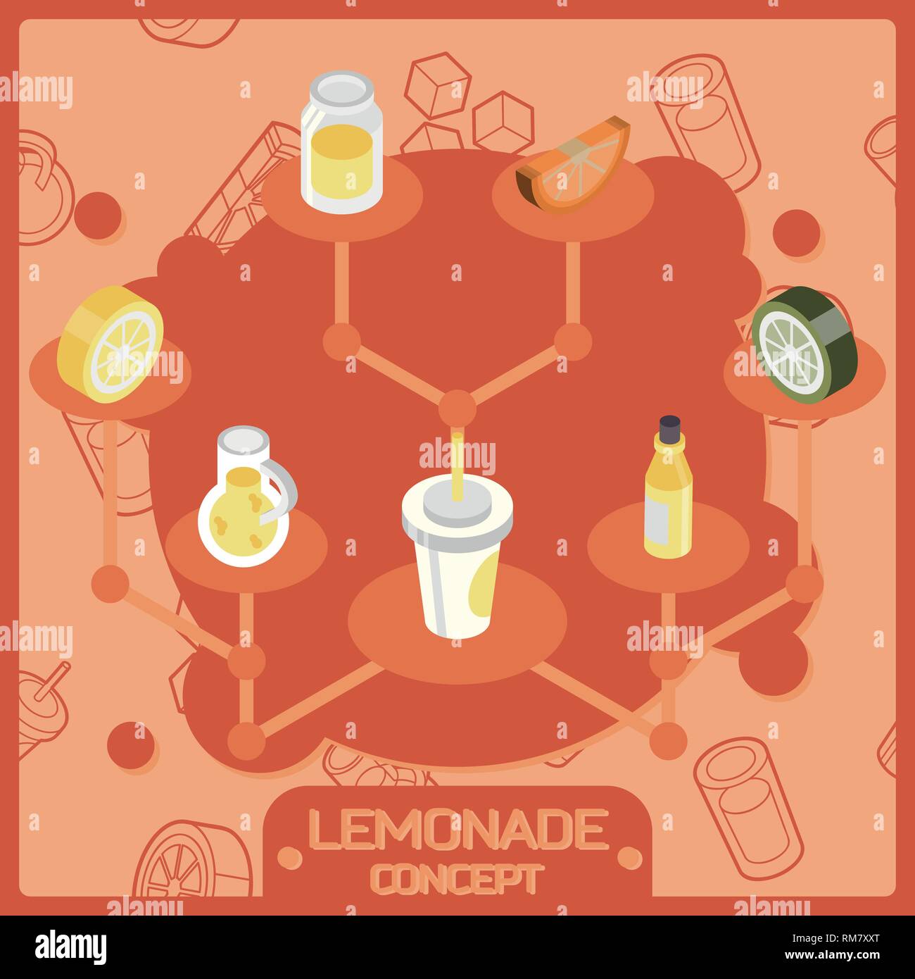 Bitter orange illustration Stock Vector Images - Alamy