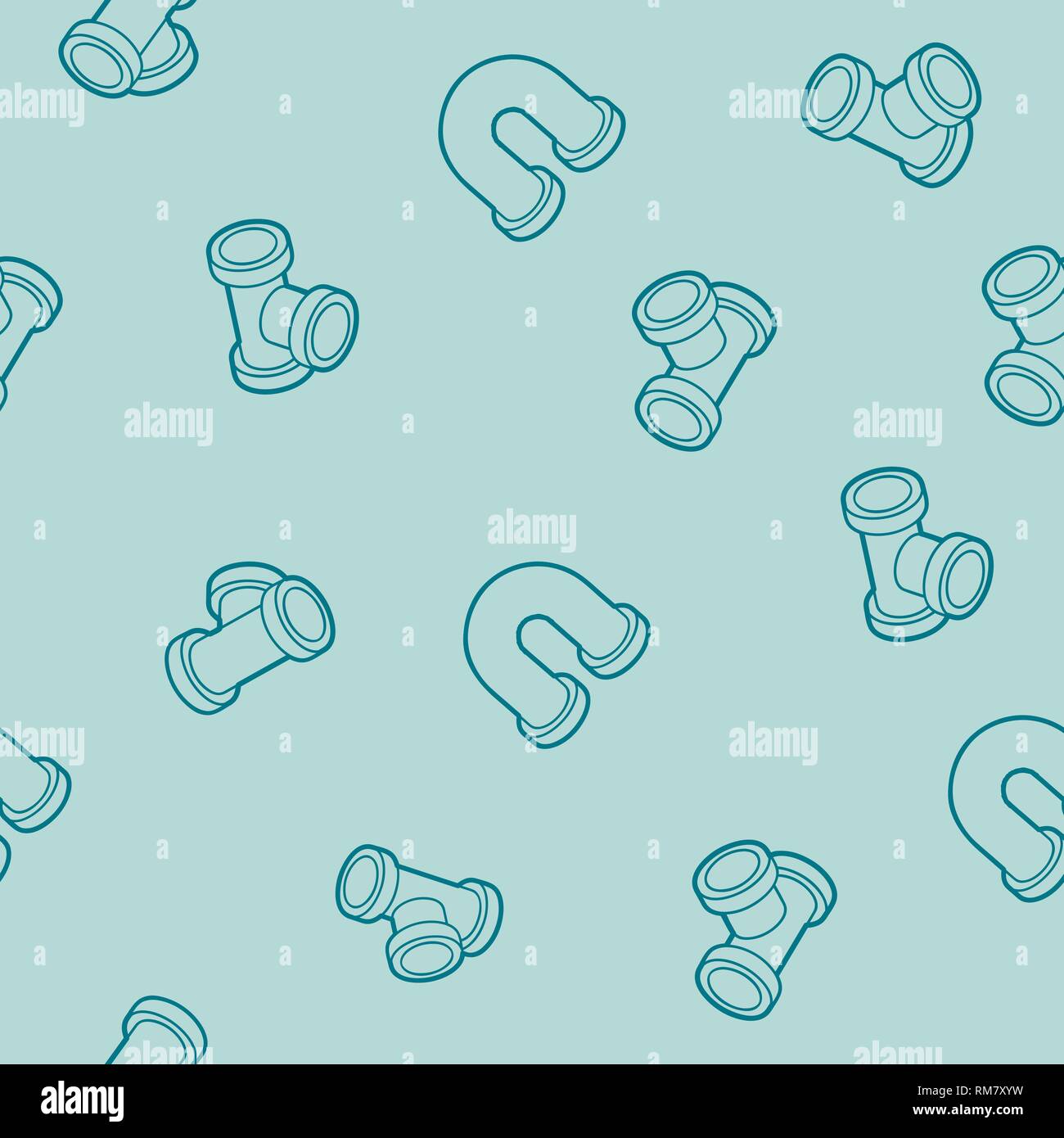 Pvc pipe fitting Stock Vector Images - Alamy