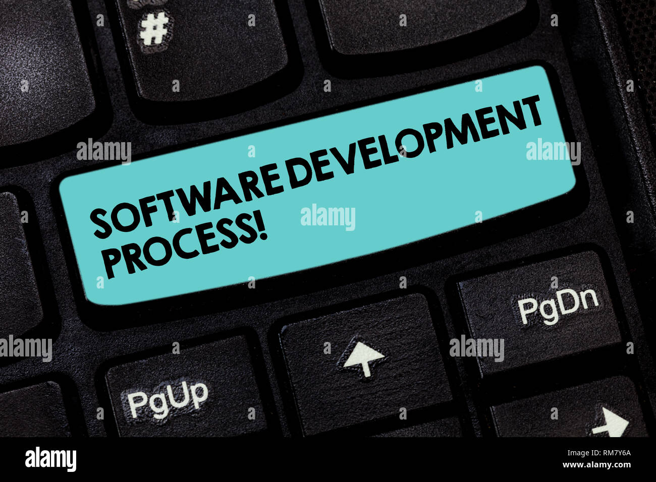 Text sign showing Software Development Process. Conceptual photo ...