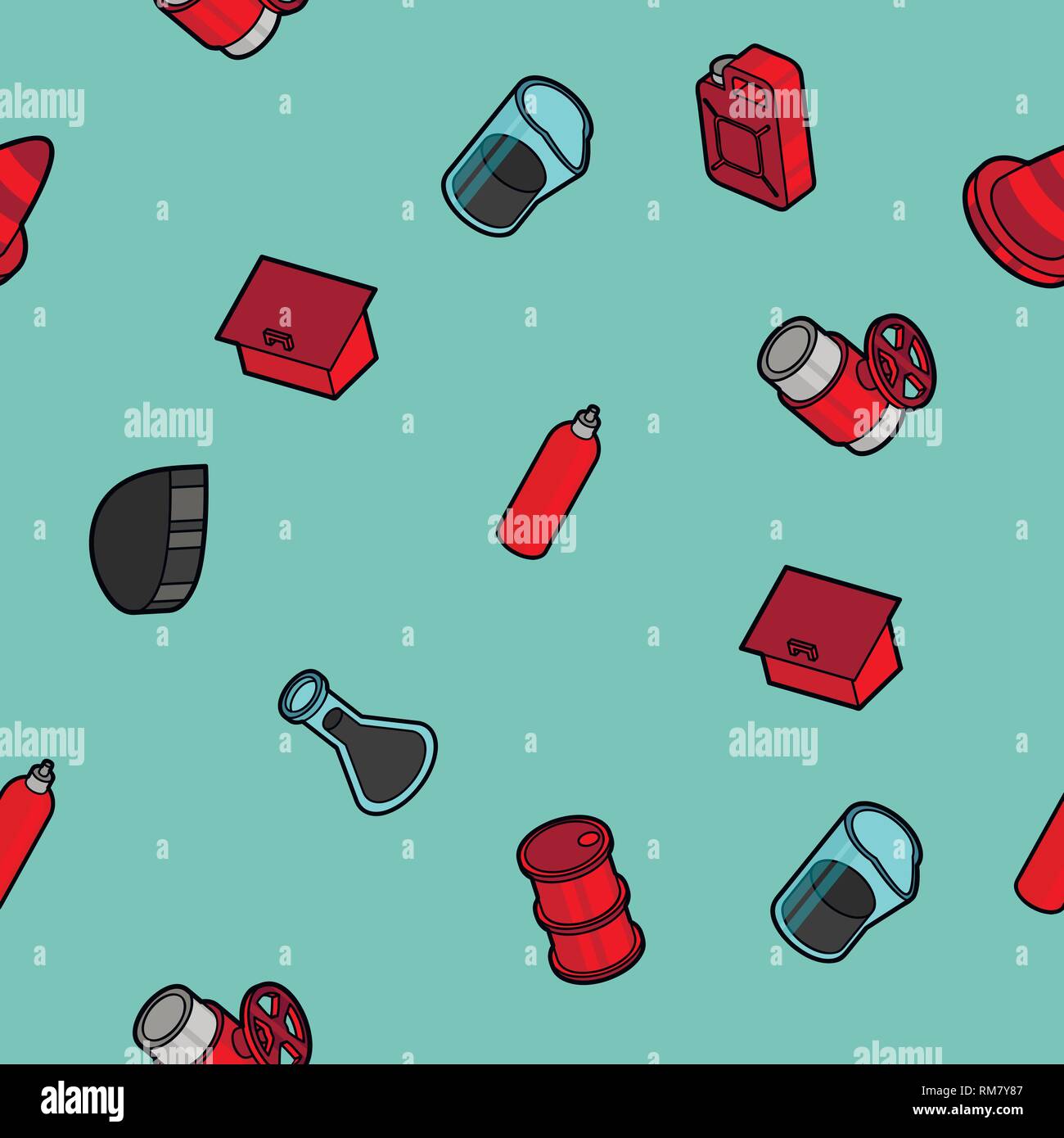 Gas color outline isometric pattern. Vector illustration, EPS 10 Stock ...