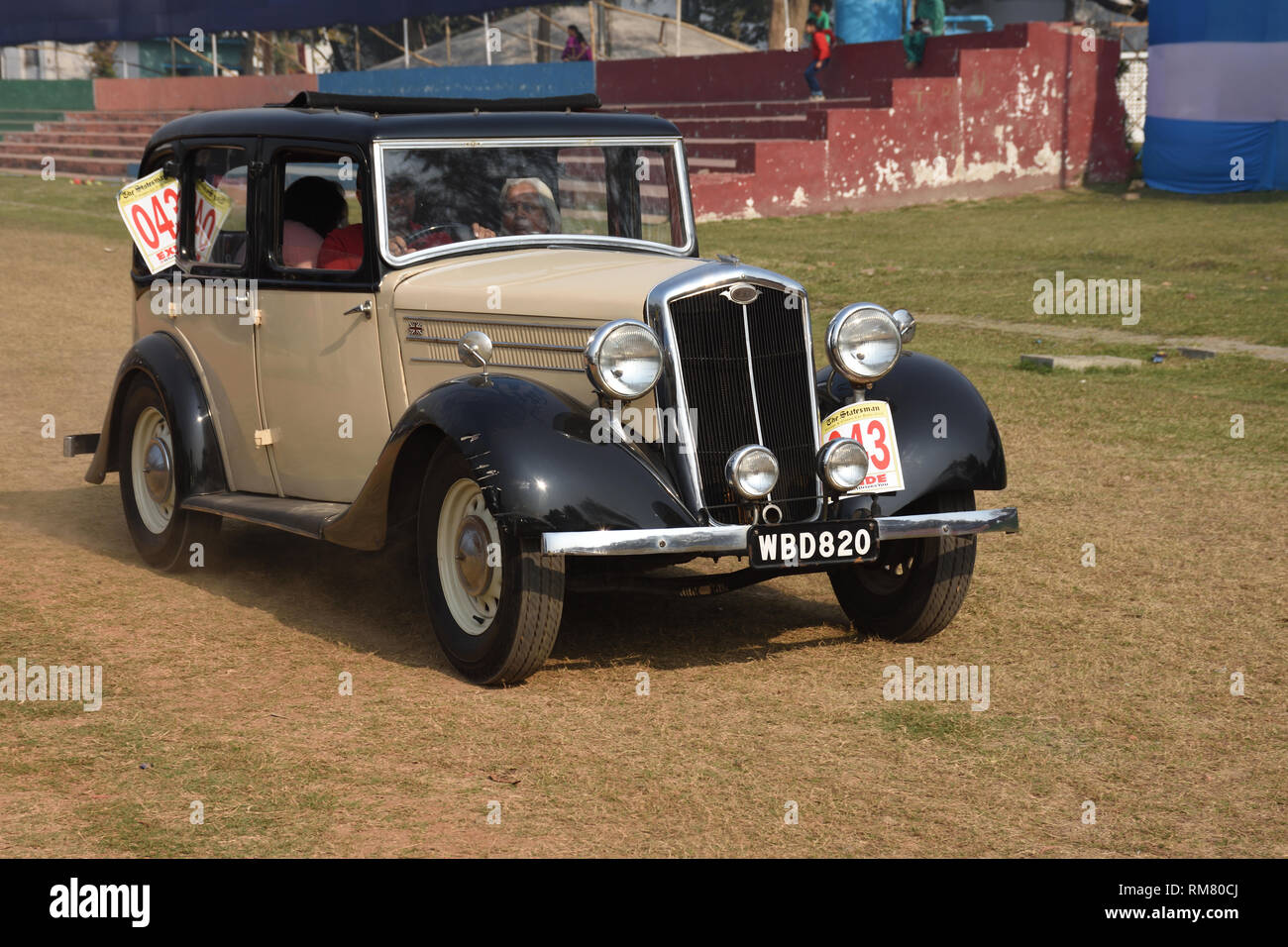 1936 Wolseley NF car with 14 hp and 6 cylinder engine, WBD 820 India ...