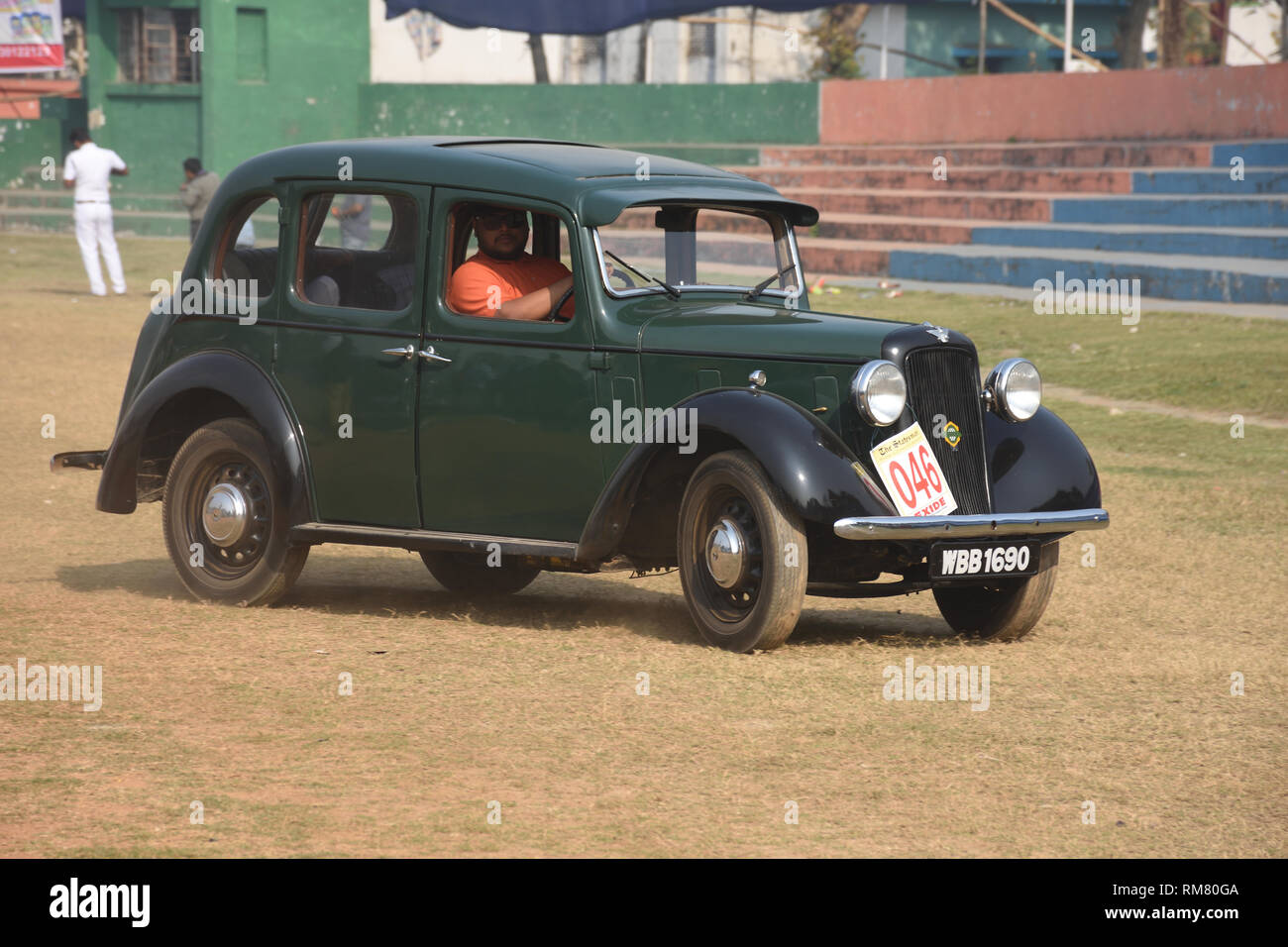 1937 Austin car with 10 hp 4 cylinder engine, WBB 1690 India Stock ...