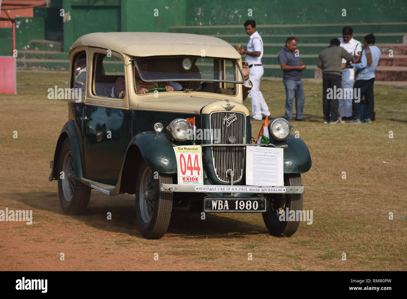 1937 Austin Seven car with 7 hp and 4 cylinder engine, WBA 1980 India ...