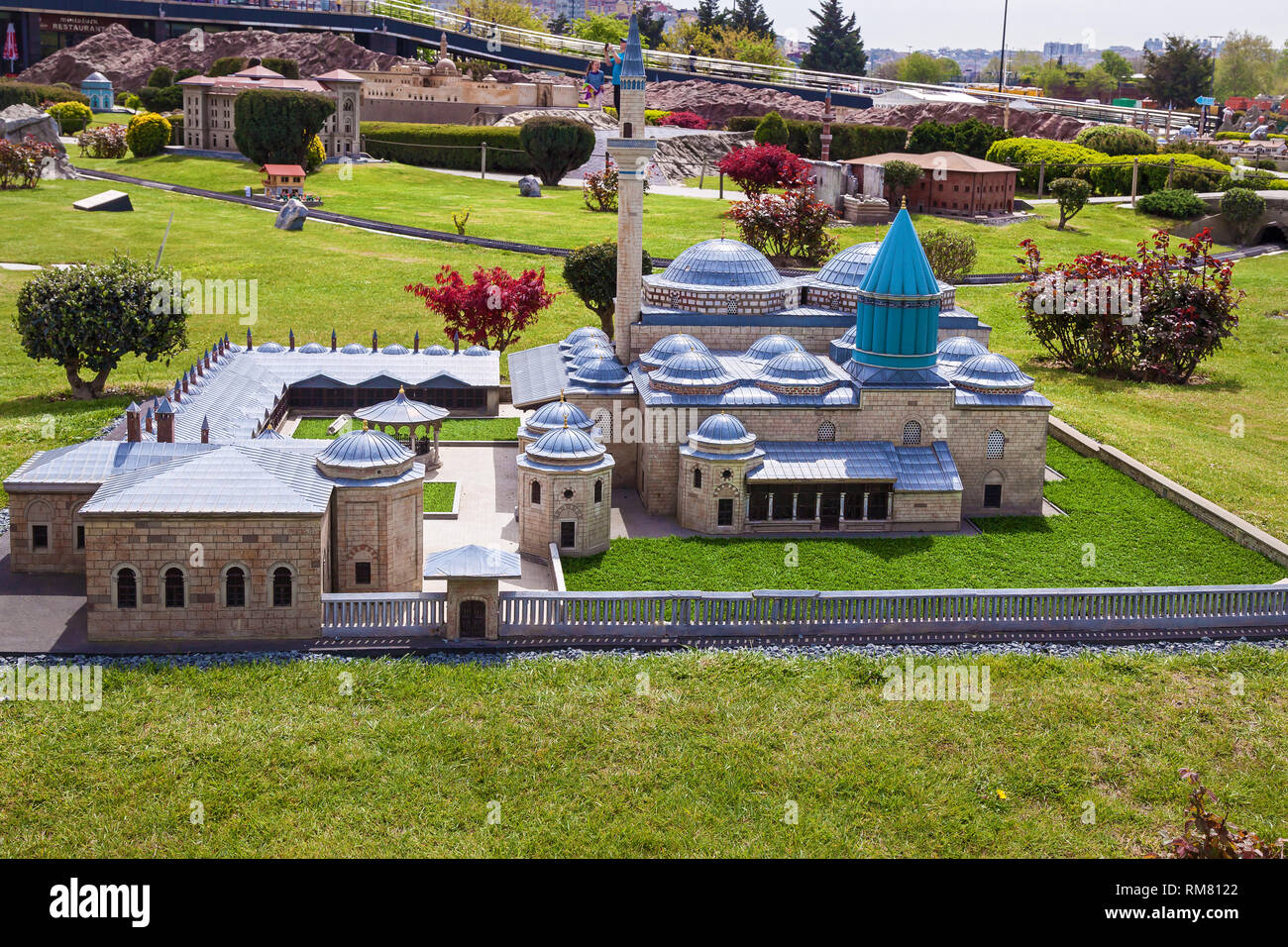 Turkey Istanbul April 18, 2018: Miniaturk park in istanbul, the largest ...