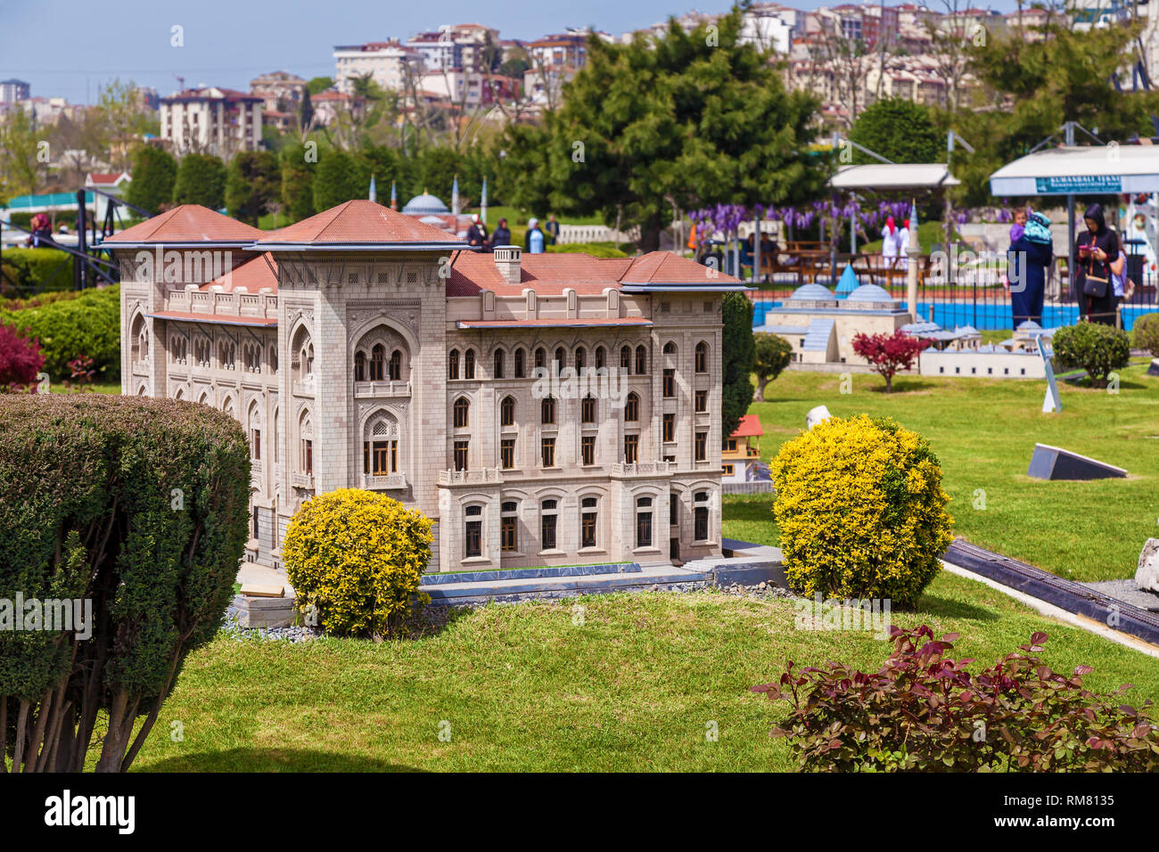 Turkey Istanbul April 18, 2018: Miniaturk park in istanbul, the largest ...