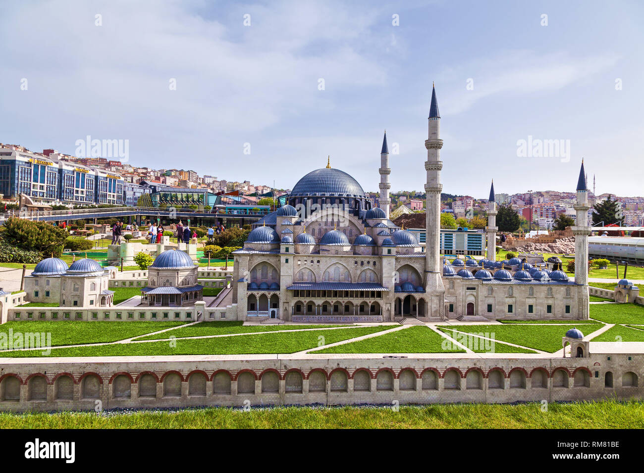 Turkey Istanbul April 18, 2018: Miniaturk park in istanbul, the largest ...