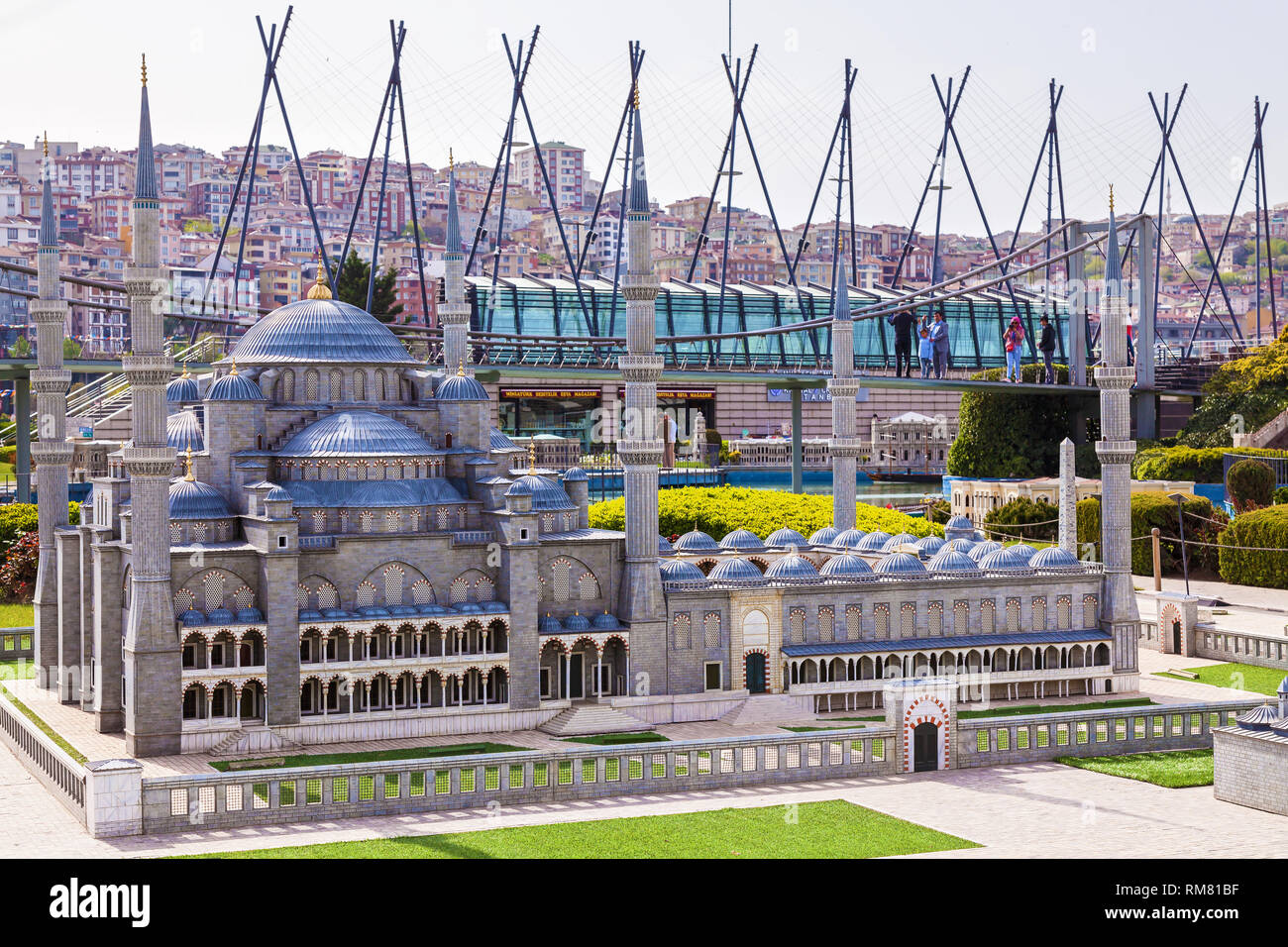 Turkey Istanbul April 18, 2018: Miniaturk park in istanbul, the largest ...