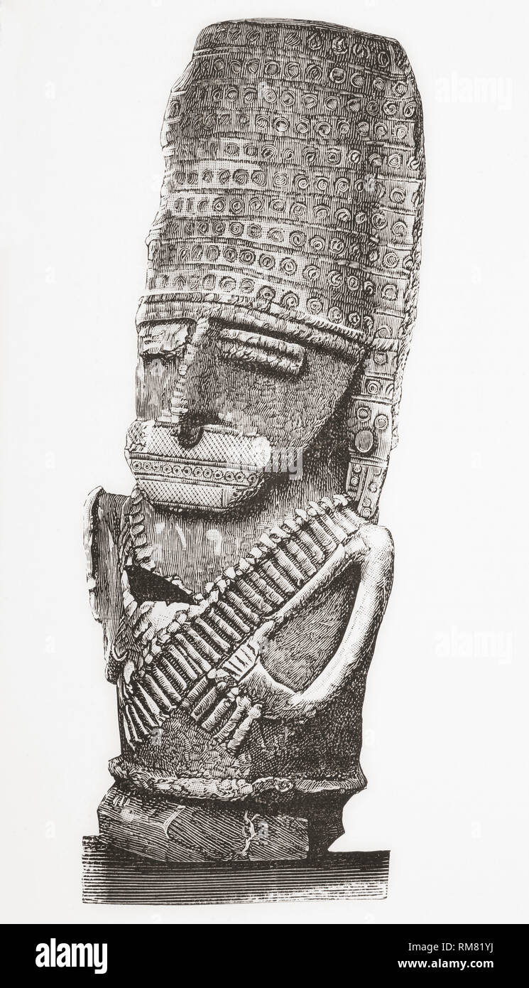 Ceramic figure from Guatavita, Cundinamarca , Bogota, Columbia, South ...