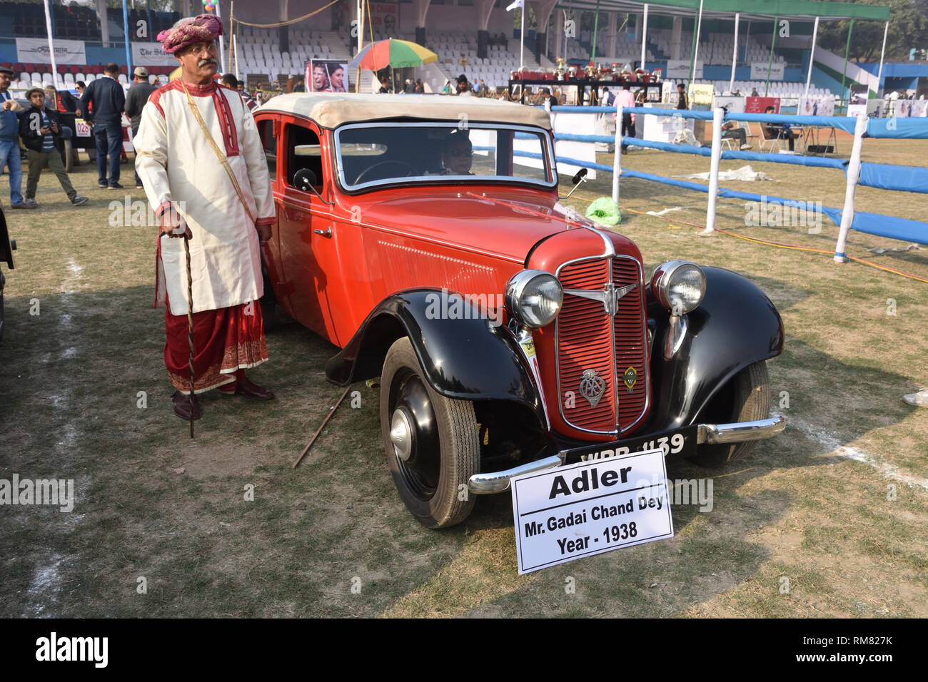 1938 Adler car with 10 hp and 4 cylinder engine, WBB 1139 India Stock ...